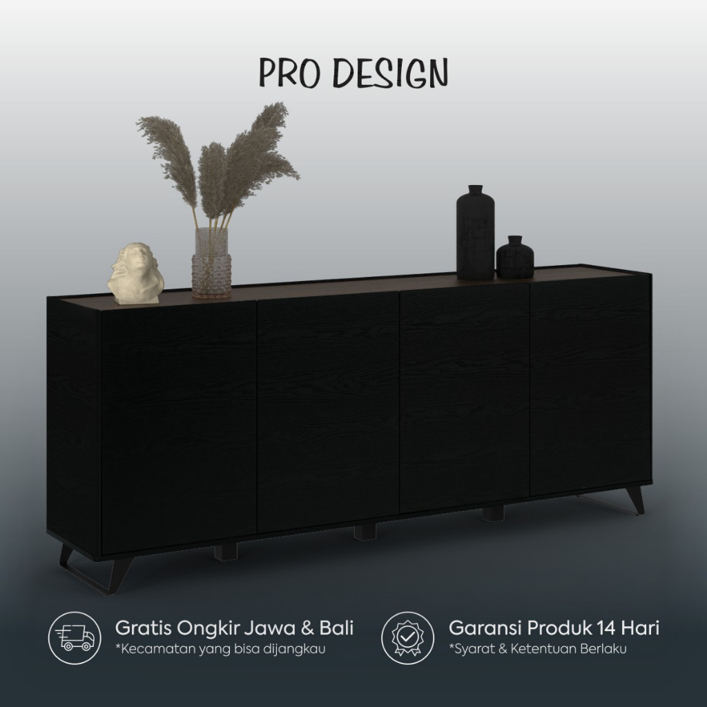 Jual Pro Design Nikita SB200 Bufet / Kabinet / Meja TV / Rak TV | Shopee Indonesia