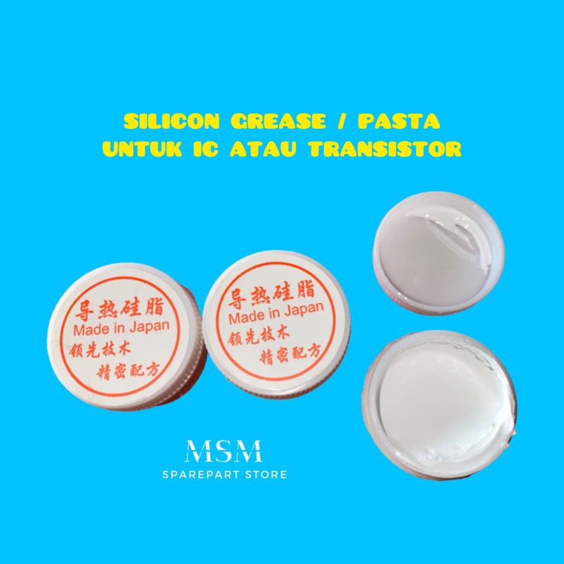 Jual SILICON GREASE / PASTA UNTUK IC ATAU TRANSISTOR | Shopee Indonesia