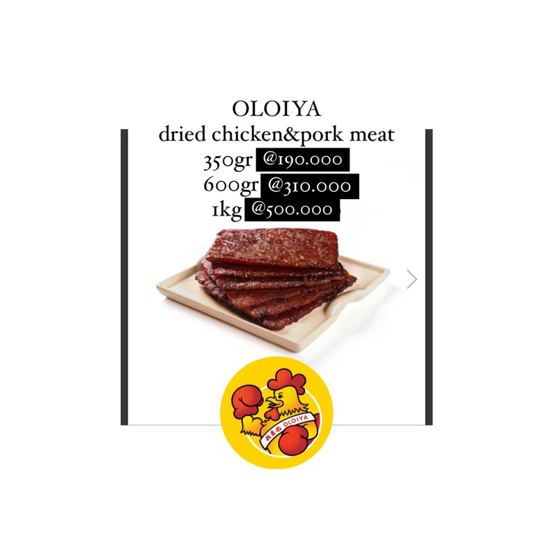 Jual OLOIYA BAK KWA MALAYSIA ORIGINAL (READY 31 JULI | Shopee Indonesia