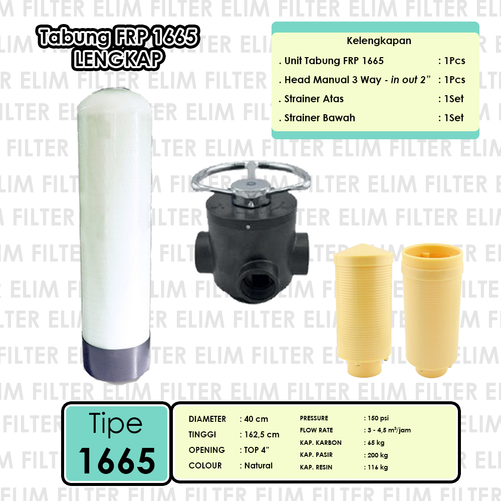 Jual Tabung Filter Air FRP 1665 | Shopee Indonesia