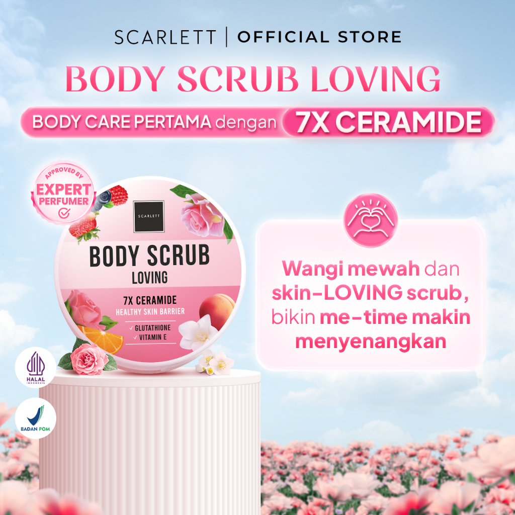 Jual Scarlett Whitening Loving Body Scrub - Lulur Scrub for Lightening ...