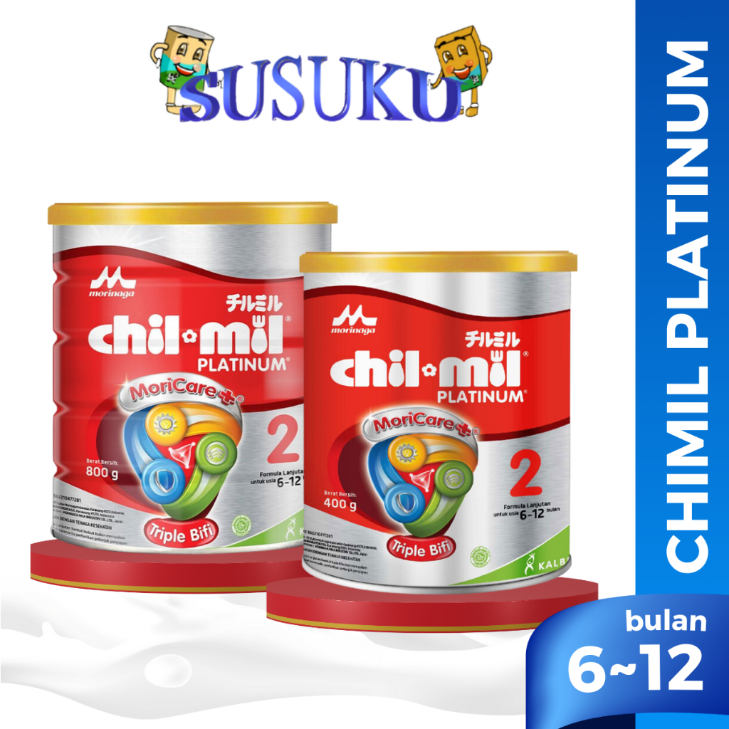 Jual Morinaga Chil Mil Platinum Moricare Susu Formula Bayi 6-12 bulan 400gr/800gr | Shopee Indonesia