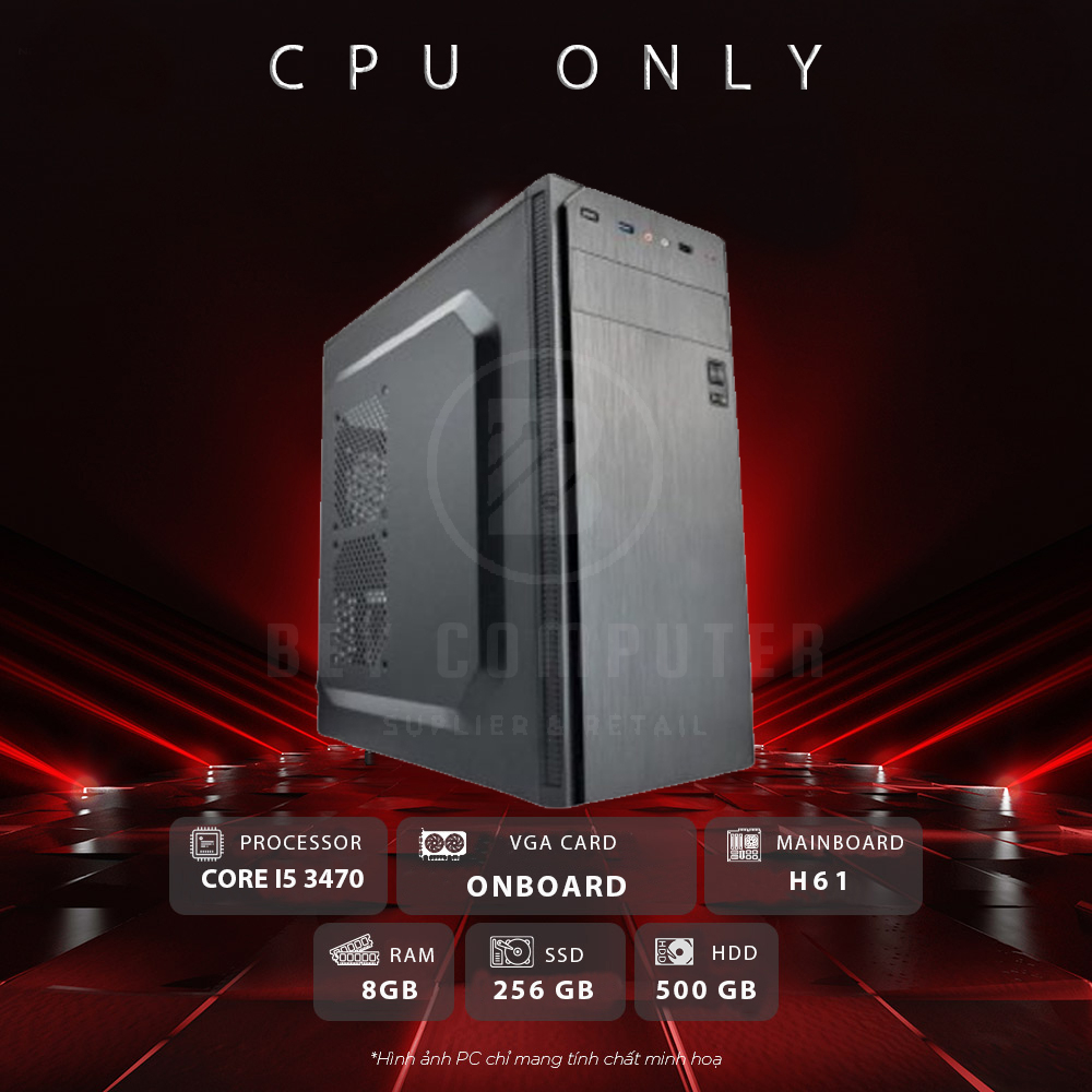 Jual PC RAKITAN INTEL CORE I5 3470 RAM 8GB SSD 256 GB HDD 500 GB | Shopee Indonesia