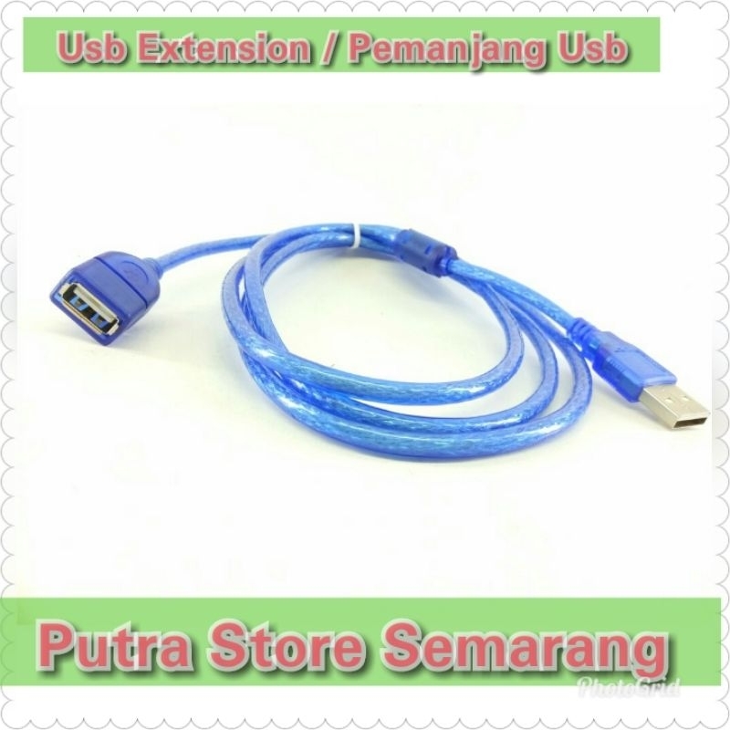 Jual Usb Extension 3 meter Perpanjangan usb 3 meter Usb Male tp female ...