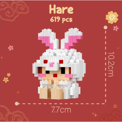 Jual NANO BLOCK 12 SHIO SERIES / 12 Chinese Zodiac / BRICKS EDUCATION ...
