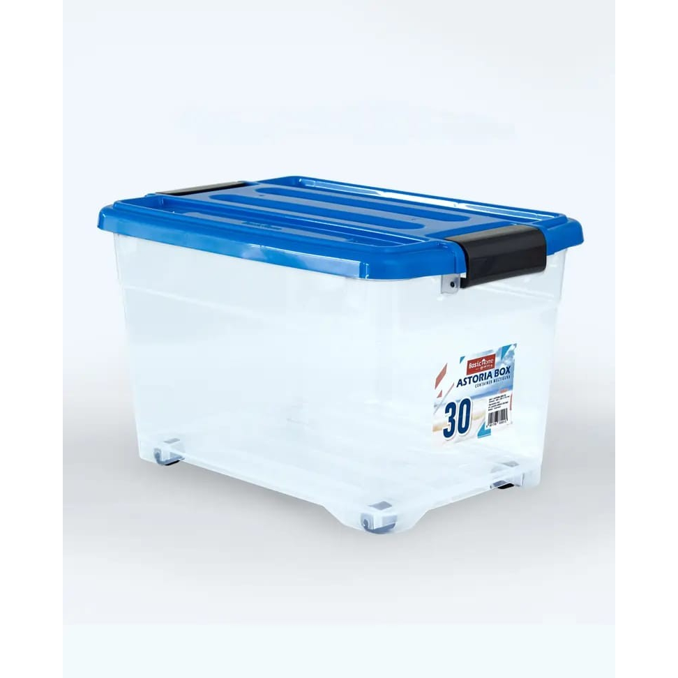 Jual BasicHome ASTORIA BOX 30 Kontainer Plastik Roda Kotak Penyimpanan ...