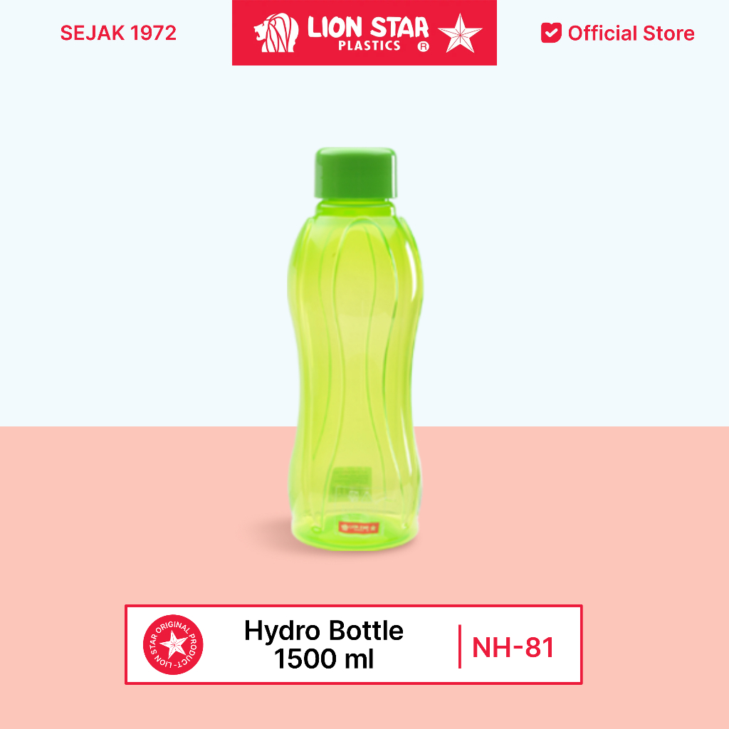 Jual LION STAR Botol Minuman Hydro Bottle 1500 ml NH-81 | Shopee Indonesia