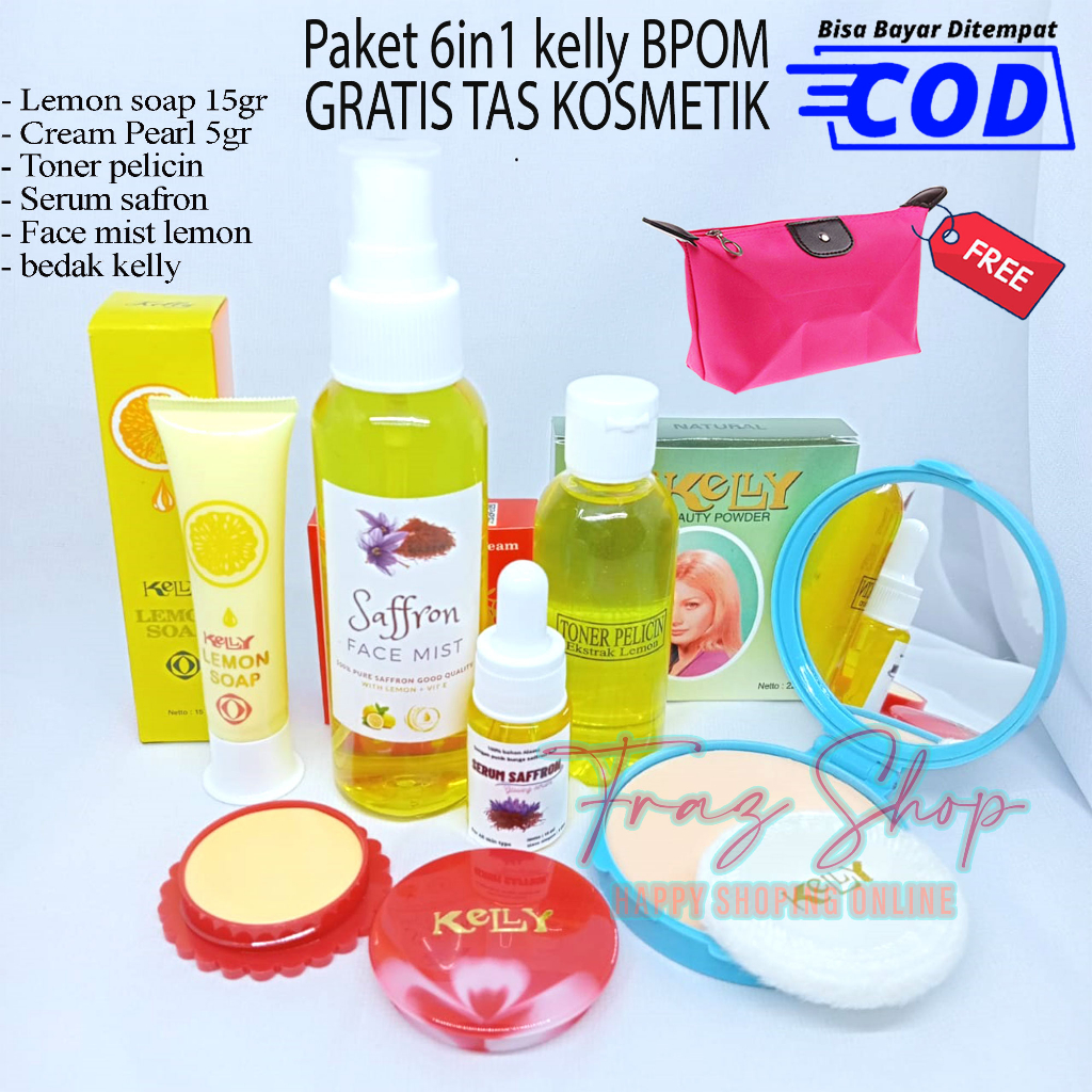 Jual Paket Lengkap Kelly 3in1 Plus Serum - Toner & Spray - Pearl Cream ...