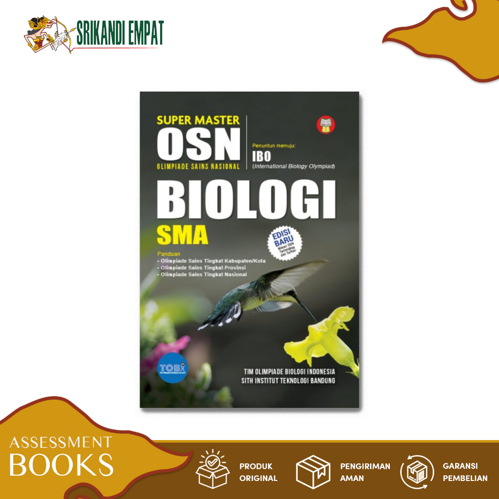 Jual Srikandi Empat - Buku Olimpiade Sains Nasional Super Master OSN Biologi Untuk SMA Terbaru ...
