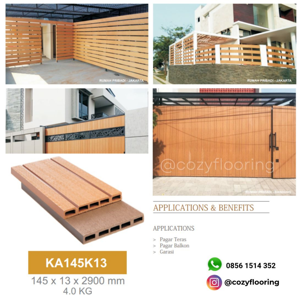 Jual Produk WPC Pagar Berkualitas pagar outdoor | Shopee Indonesia