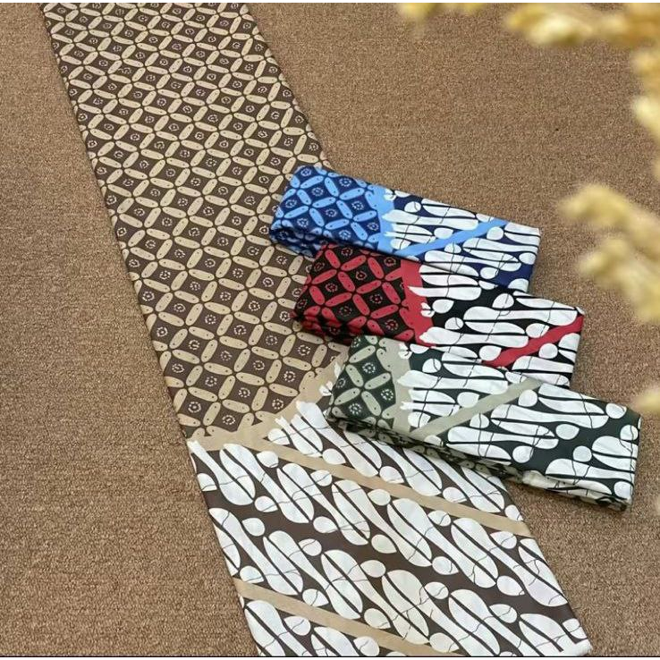 Jual Kain Batik Trr Kekinian Motif Seno Kawung Garis | Shopee Indonesia