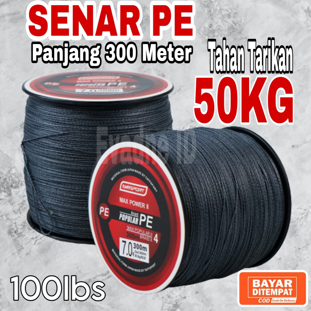 Jual SENAR PE PANCING 500M SENAR PE TERMURAH SENAR PANCING ANTI KRITING ...