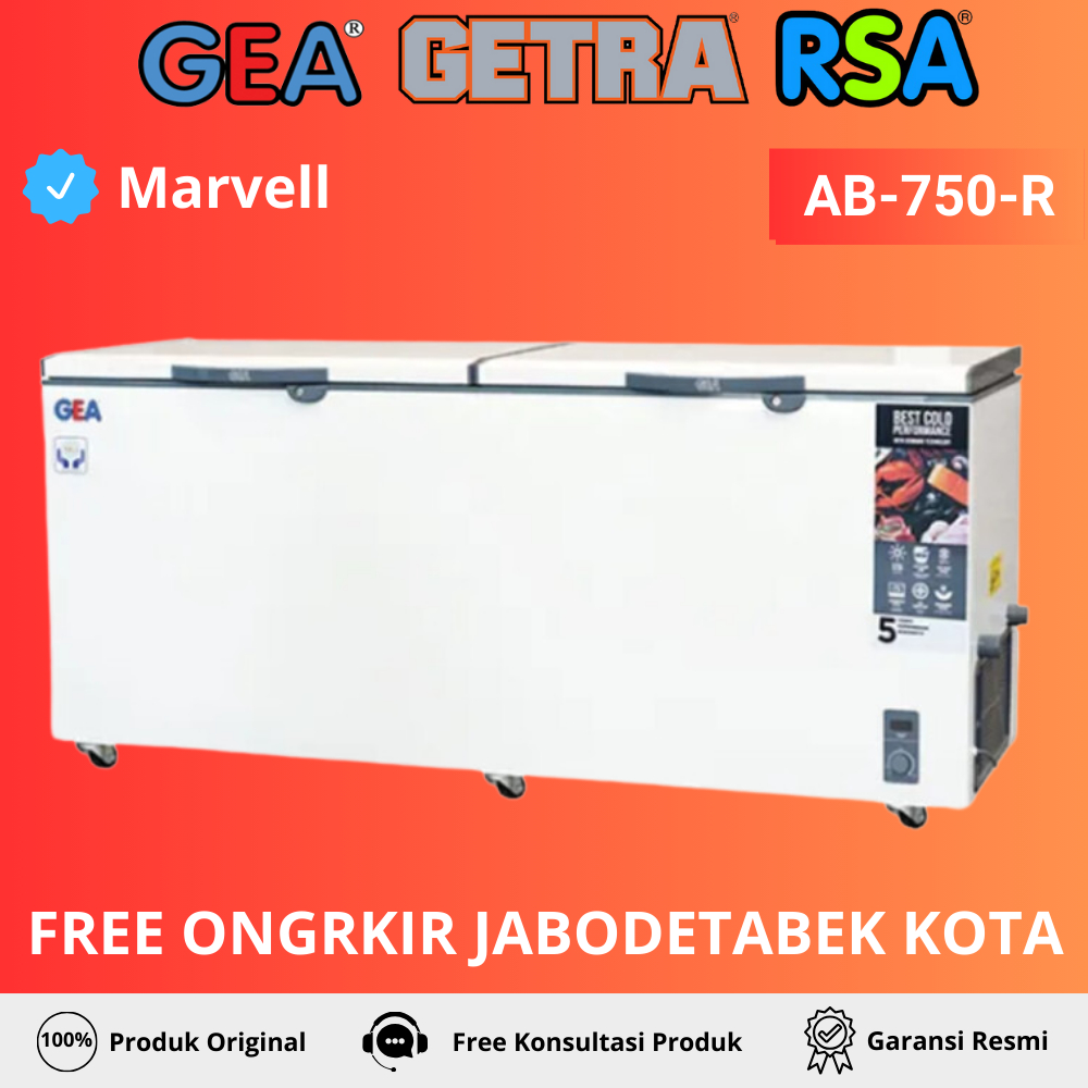 Jual Chest Freezer Box Gea Ab-750-r Chest Freezer 702 Liter Garansi ...