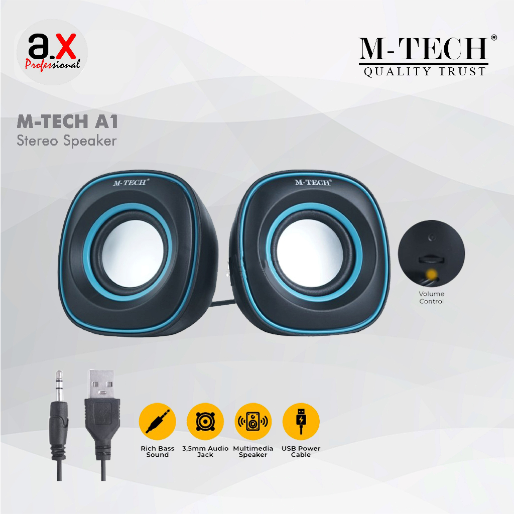 Jual Speaker Multimedia PC Komputer Laptop M-Tech A1 | Shopee Indonesia