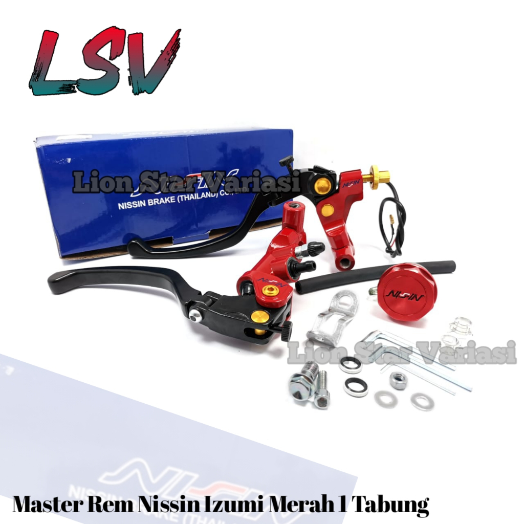 Jual MASTER REM NISSIN FULL CNC SET HANDLE KIRI KANAN 1 TABUNG ...