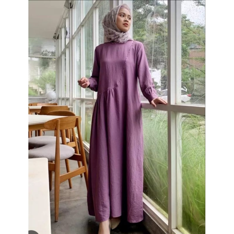 Jual GAMIS UNGU LIQUID 2PC | Shopee Indonesia