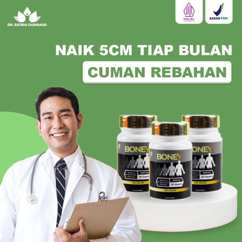 Jual BONEY ASLI ORIGINAL 100% BPOM | PENINGGI BADAN IDEAL BPOM | BONEY ...