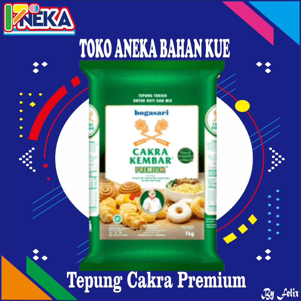 Jual Tepung Terigu Cakra Kembar Premium 1Kg | Shopee Indonesia