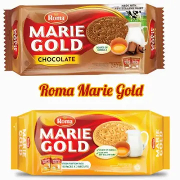 Jual Roma Marie Gold Cokelat Susu Biskuit 6 Multipack 132G | Shopee ...