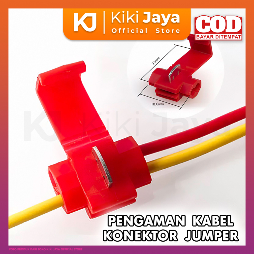 Jual [KIKI] Konektor Kabel Jumper - Konektor Kabel Jumper Snap Scotch ...