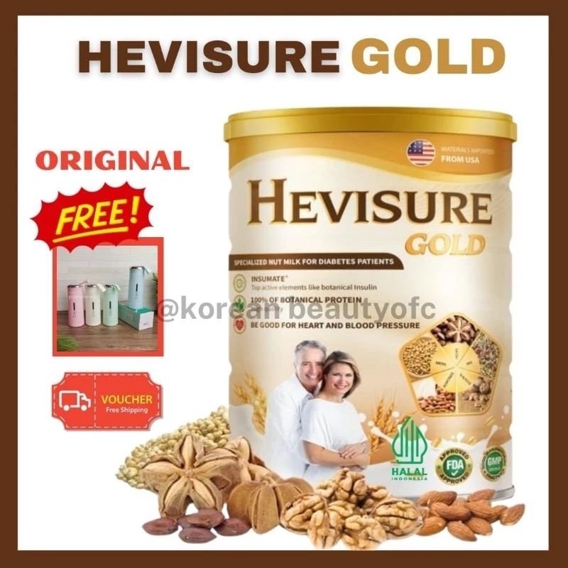 Jual ORIGINAL! HEVISURE GOLD MILK / SUSU PENDERITA DIABETES / SUSU ...