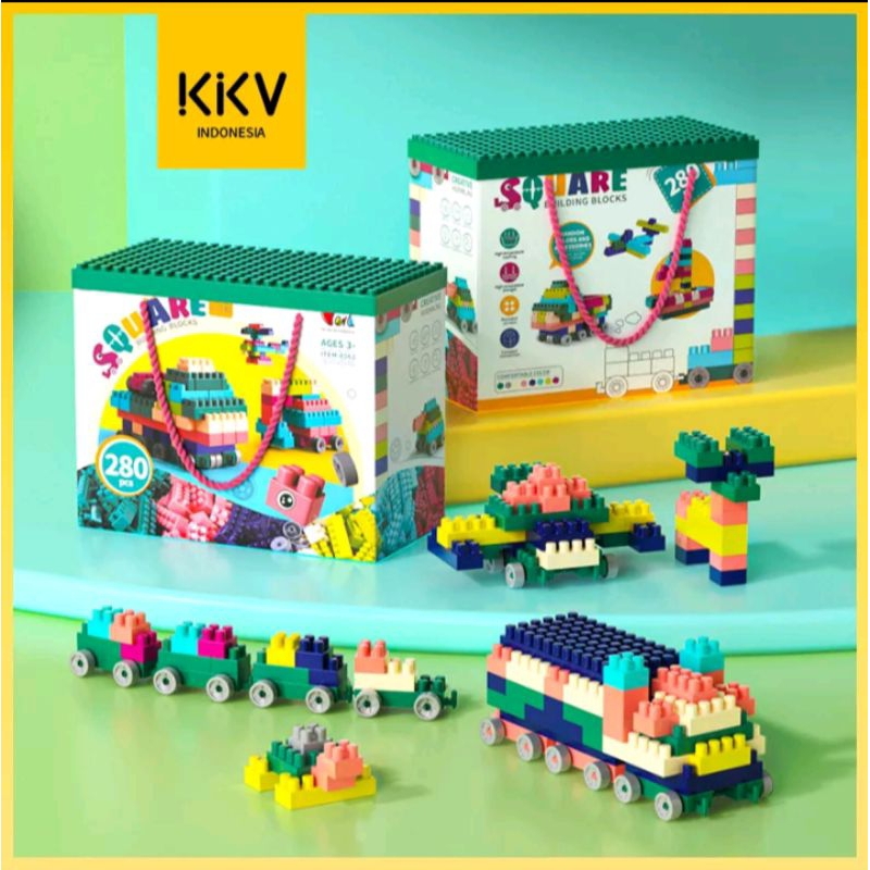 Jual KKV-Mainan Brick Balok Susun Anak DIY | Shopee Indonesia