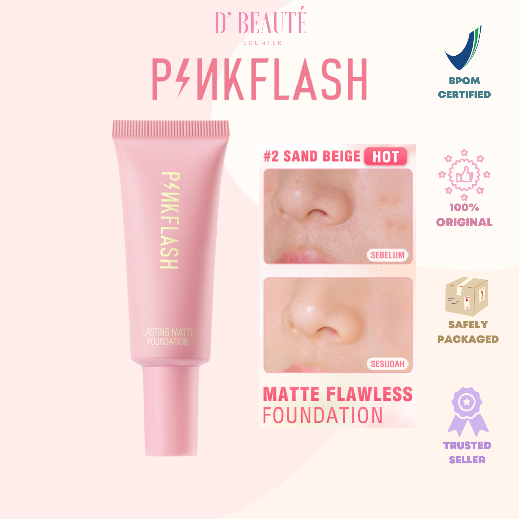 Jual Pinkflash Lasting Matte Foundation Ohmyself Weightless Long