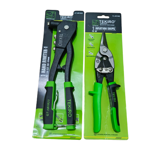 Jual Paket Set Tekiro (2Pcs) Tekiro Tang Rivet Tembakan Paku Ripet ...