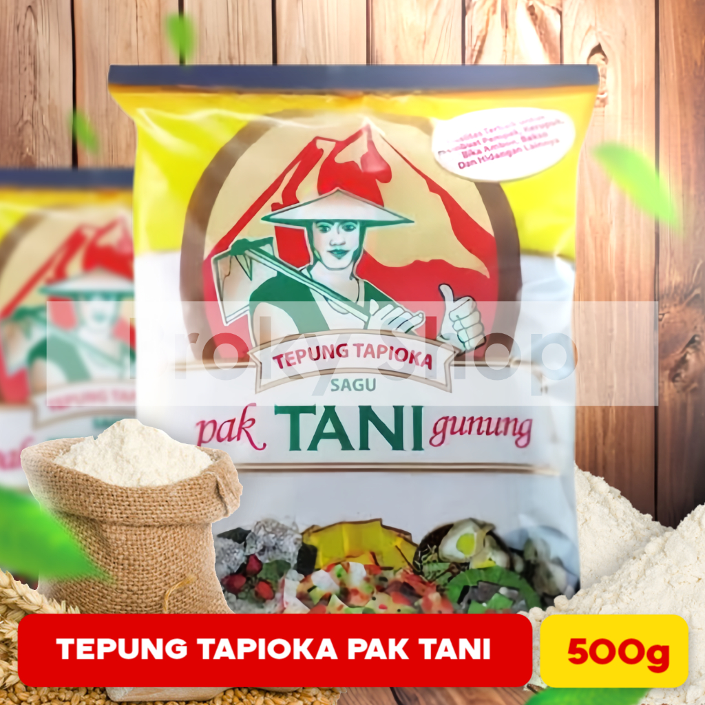 Jual Tepung Tapioka Cap Pak Tani Gunung 500gr | Shopee Indonesia