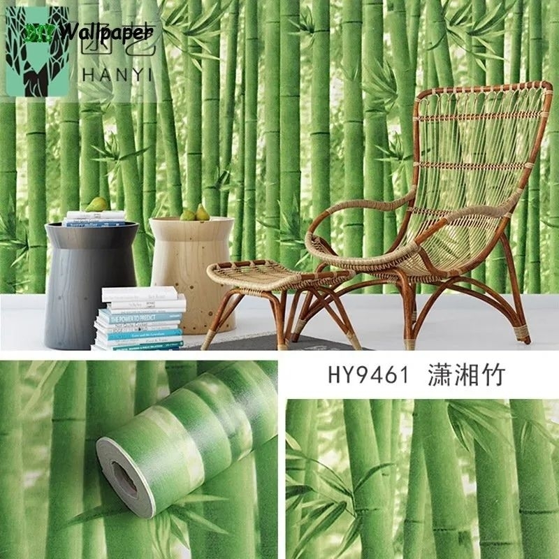 Jual Wallpaper Sticker Dinding Pohon Bambu Hijau Rimbun | Shopee Indonesia