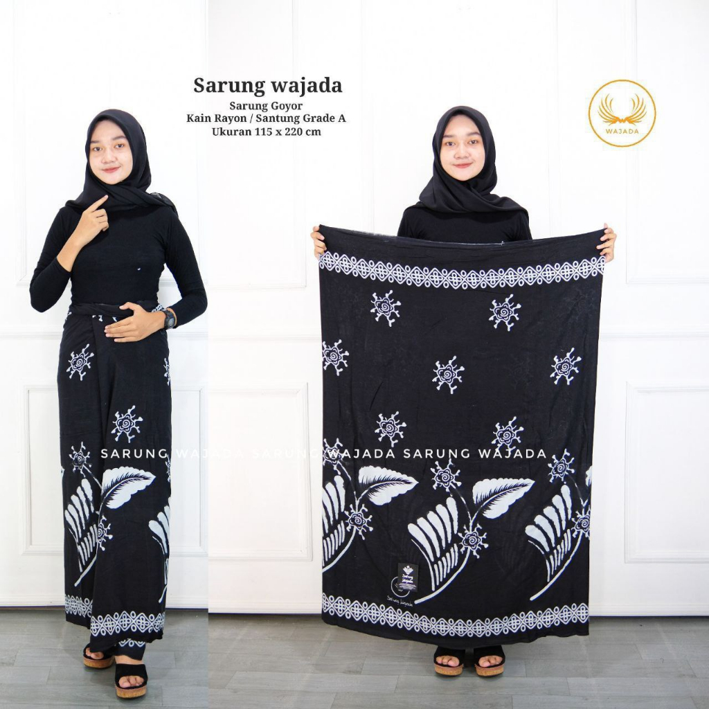 Jual SARUNG SANTRIWATI MOTIF BATIK TERBARU MERK WAJADA TERLARIS 2022 ...