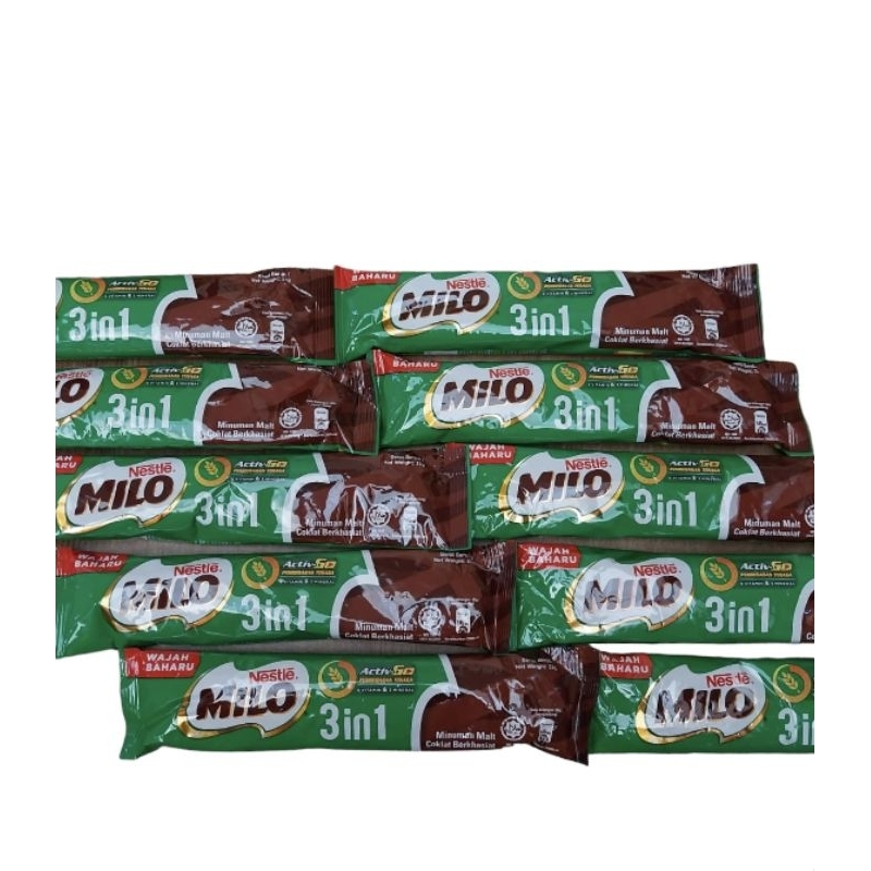 Jual SUSU MILO 3IN1 MALAYSIA SACHET | Shopee Indonesia