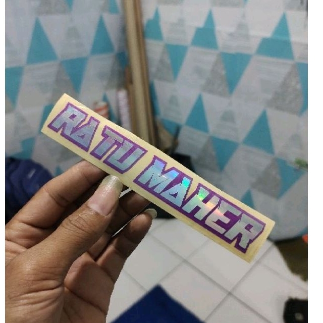 Jual stiker cuting ratu maher bismania basuri | Shopee Indonesia