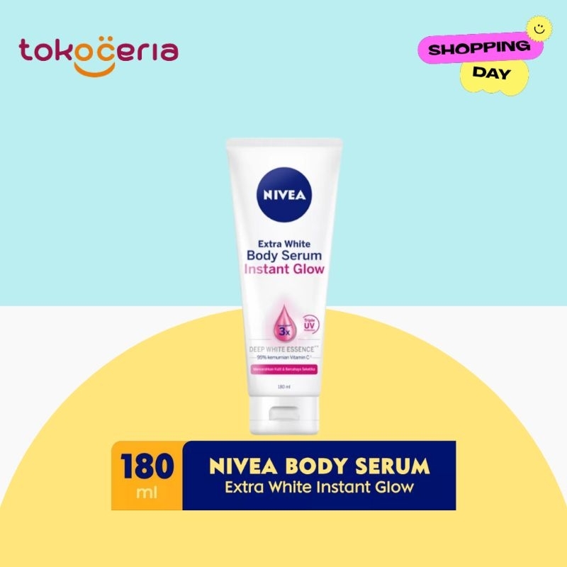 Jual Nivea Body Care Extra White Instant Glow Serum 180ml Shopee