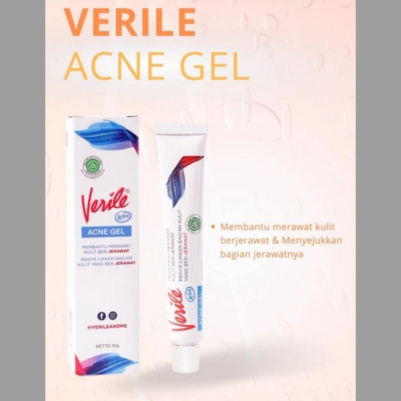 Jual VERILE Acne Gel | Facial Wash | Blemish Cream | Shopee Indonesia