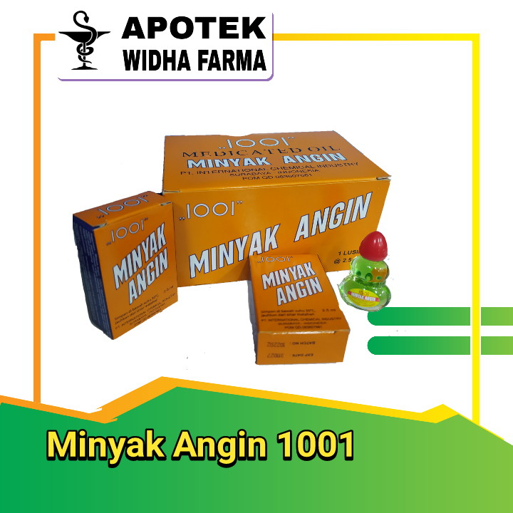 Jual Minyak Angin 1001 Medicated Oil 2,5mL | Shopee Indonesia