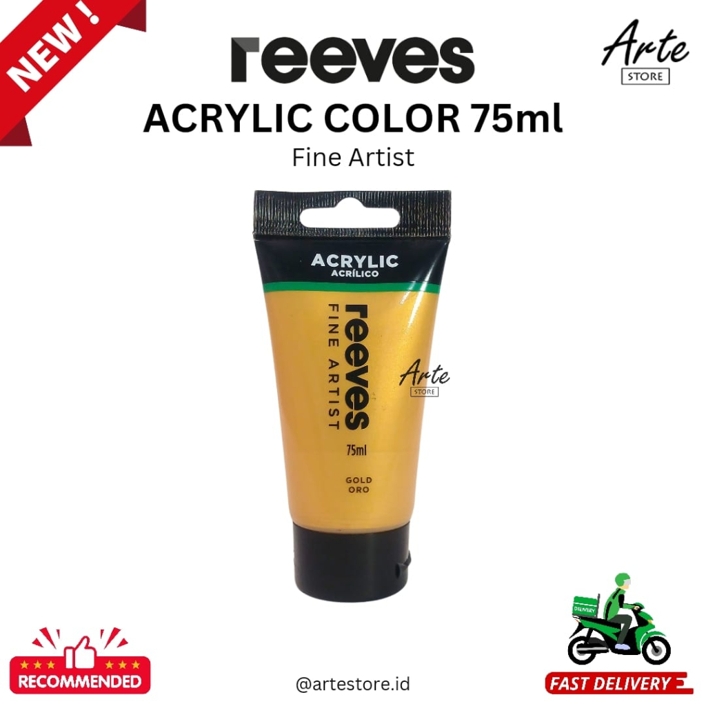 Jual Cat Acrylic Reeves Gold 75ml | Shopee Indonesia