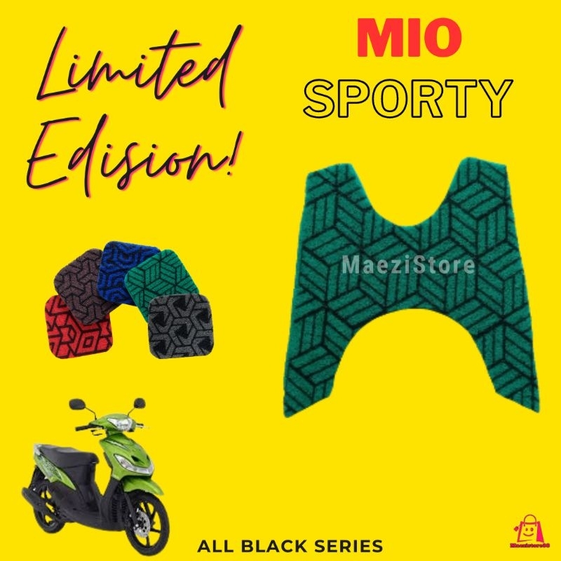 Jual Karpet Alas Kaki Motor Mio Sporty All Black Printing Series ...