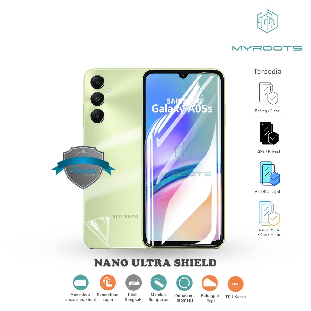 Jual Myroots Nano Ultra Shield Hydrogel Samsung A16 A06 - A55 A35 A25 A15 A05 A05S A30 A30S 4G ...
