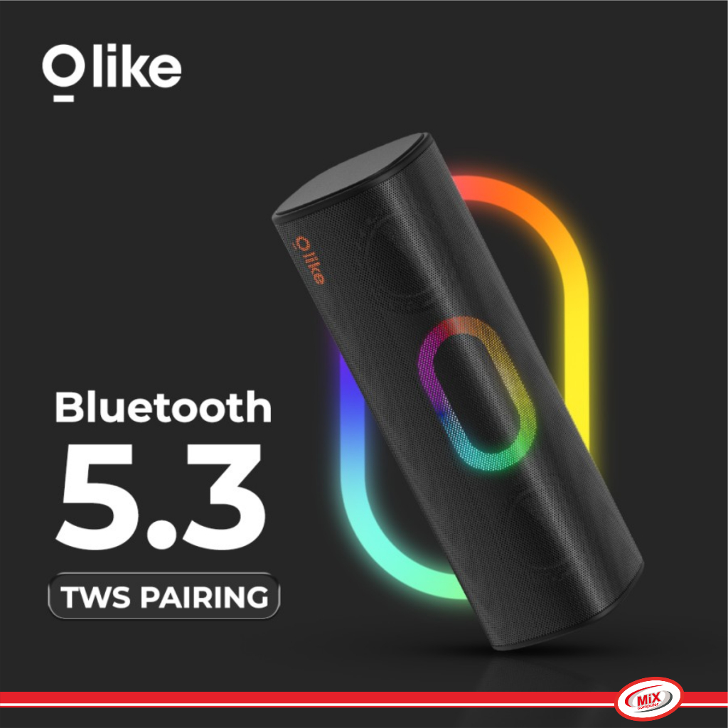 Jual OLIKE SPEAKER BLUETOOTH PORTABLE STEREO TWS WIRELESS SPEAKER MIC ...