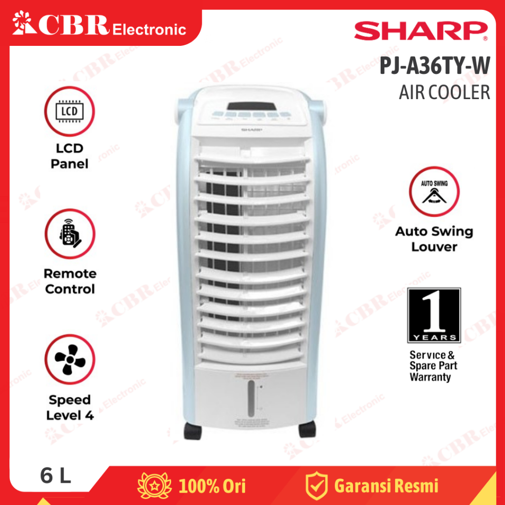 Jual Air Cooler SHARP PJ-A36TY-W / 6 L | Shopee Indonesia