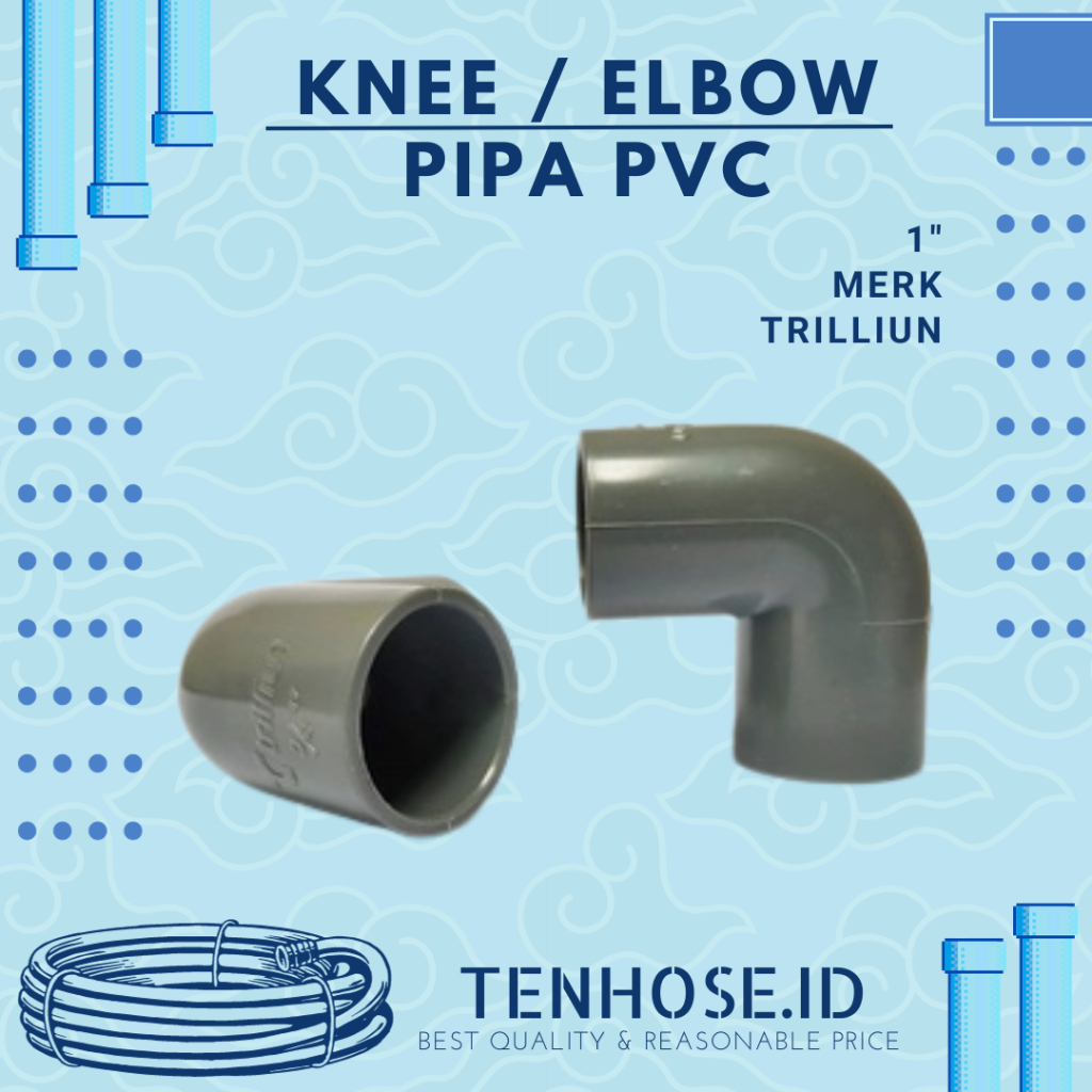 Jual KNEE 1" inch TRILLIUN - ELBOW Keni Bengkok Sambungan Paralon Pipa Pvc | Shopee Indonesia
