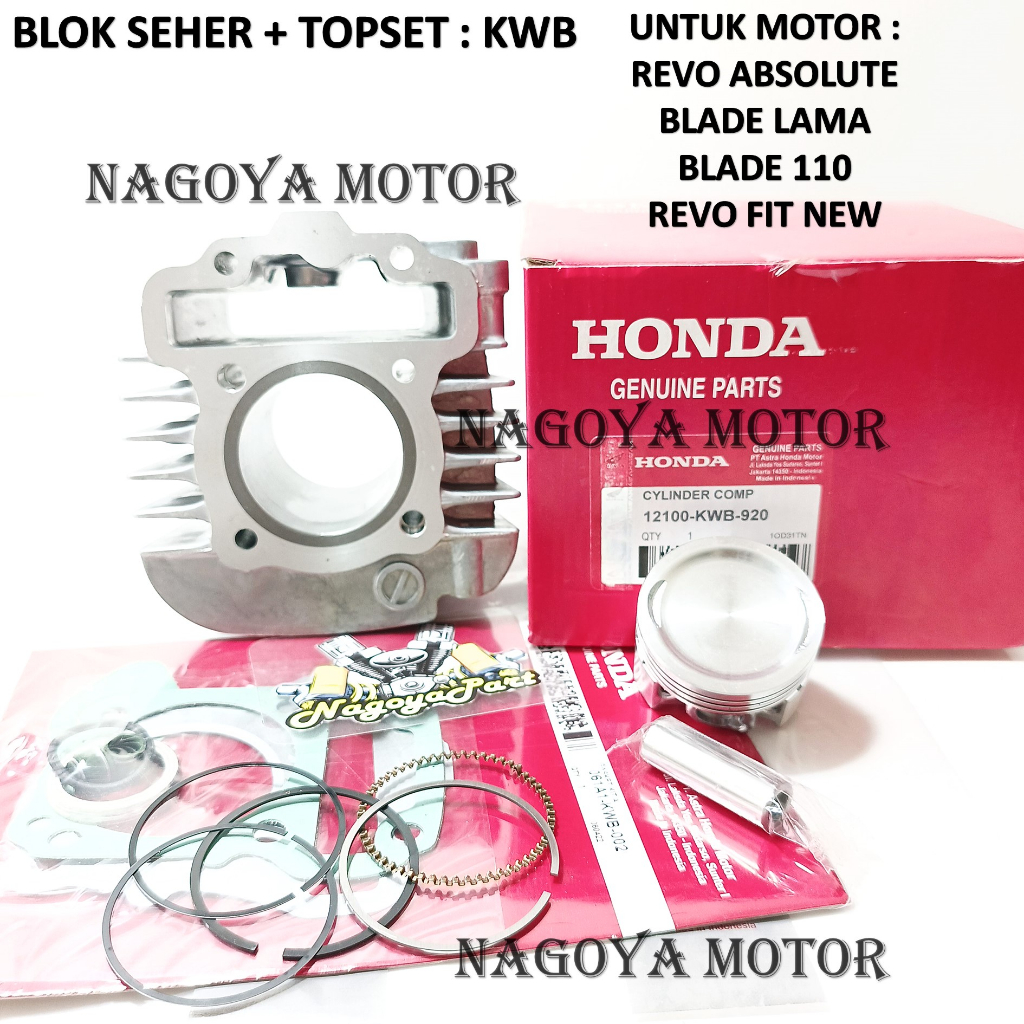Jual Blok Seher Komplit Honda KWB Revo Absolute / Blade lama / Blade ...