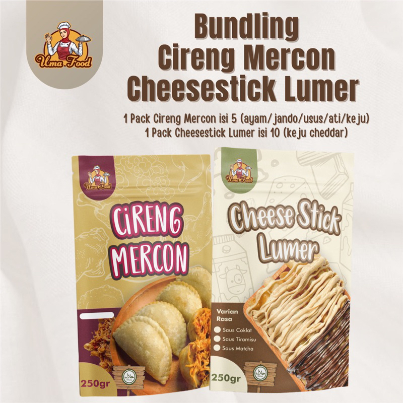 Jual 1 PACK CHEESESTICK LUMER 1 PACK CIRENG MERCON ISI AYAM JANDO ATI ...