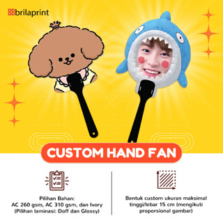 Jual Hand Fan Custom Bentuk dan Ukuran | Kipas Tangan Event, Kpop, Dll ...