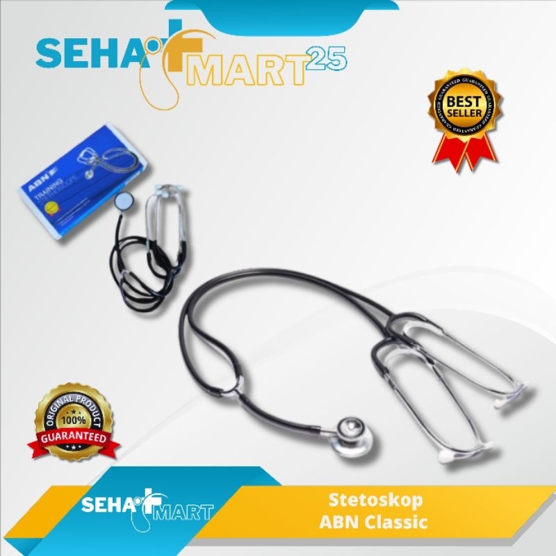 Jual Stetoskop ABN Training Sthetoscope Teaching 2 Selang Pendengar Tube Deteksi Bunyi Tubuh ...