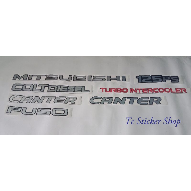 Jual Sticker Truk MITSUBISHI CANTER | Shopee Indonesia