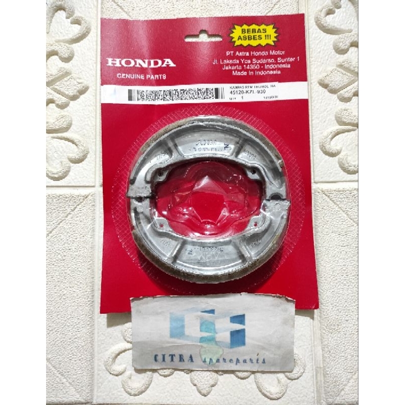 Jual kampas rem belakang beat scoopy spacy karbu Fi vario 110 125 150 A ...