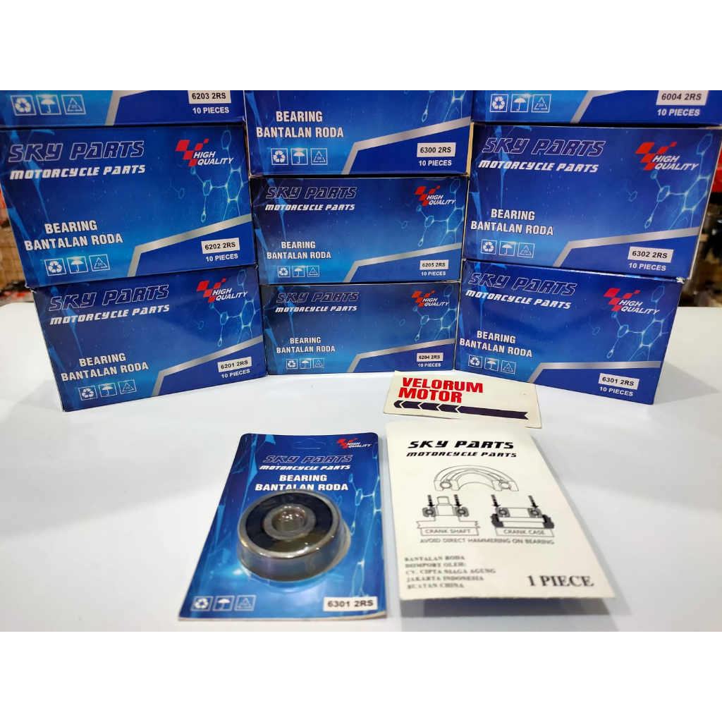 Jual BEARING BERING LAHAR 6301 MOTOR KHARISMA REVO SATRIA SUPRA X 125 ...