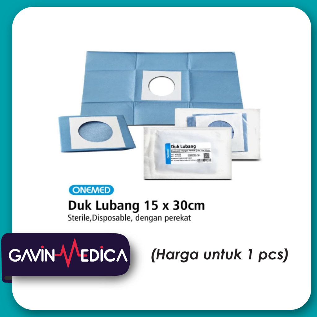Jual Duk Lubang Bolong Steril 15cmX30cm Diameter Lubang 5cm Onemed ...